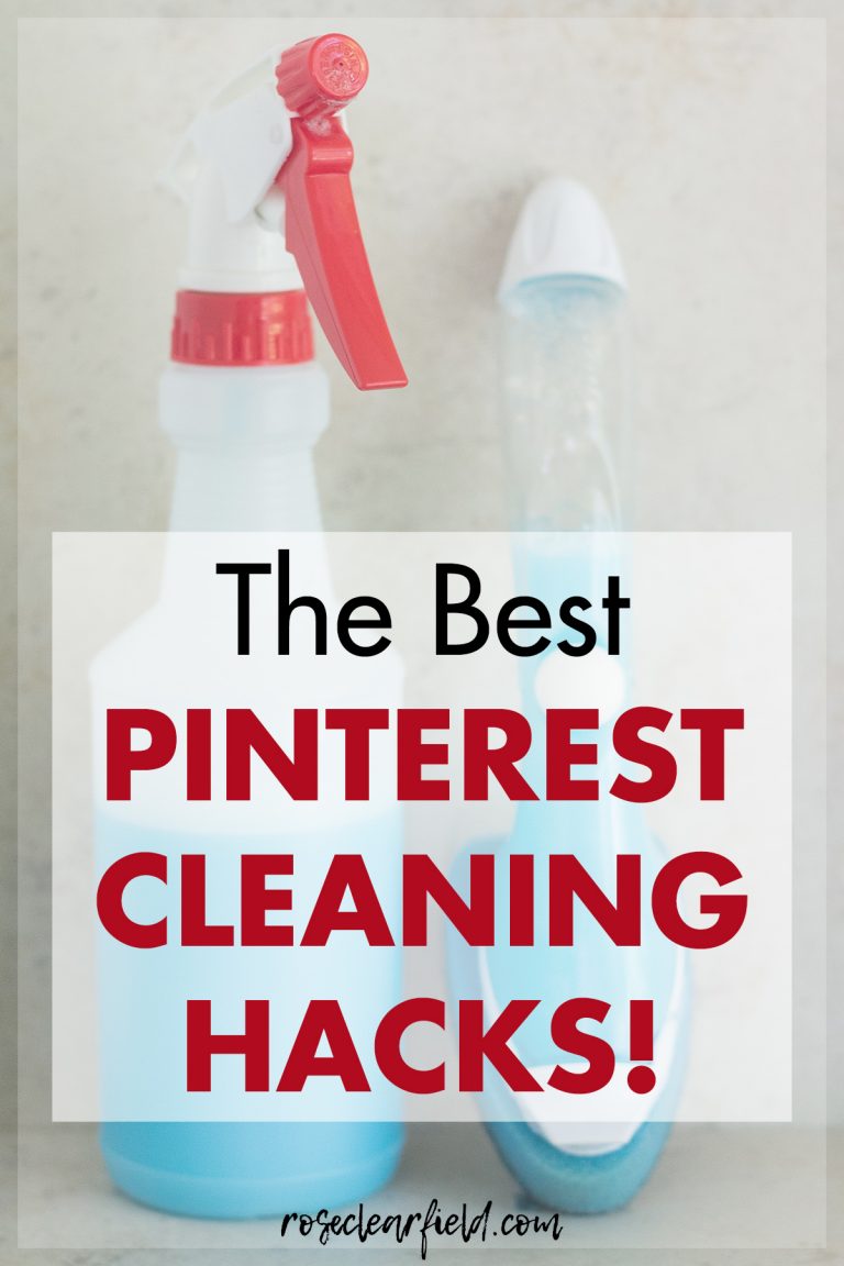 My 5 Favorite Pinterest Cleaning Hacks • Rose Clearfield