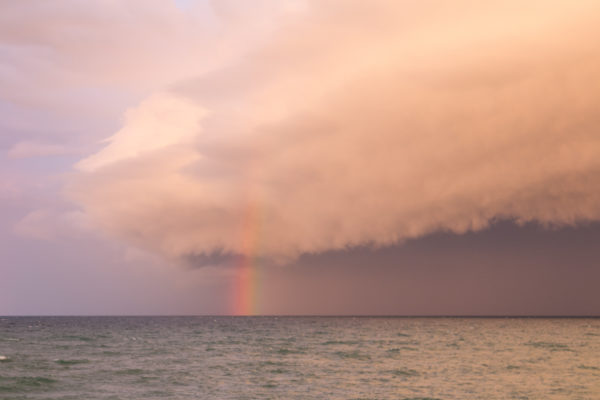 A Rainbow Over Lake Michigan • Rose Clearfield
