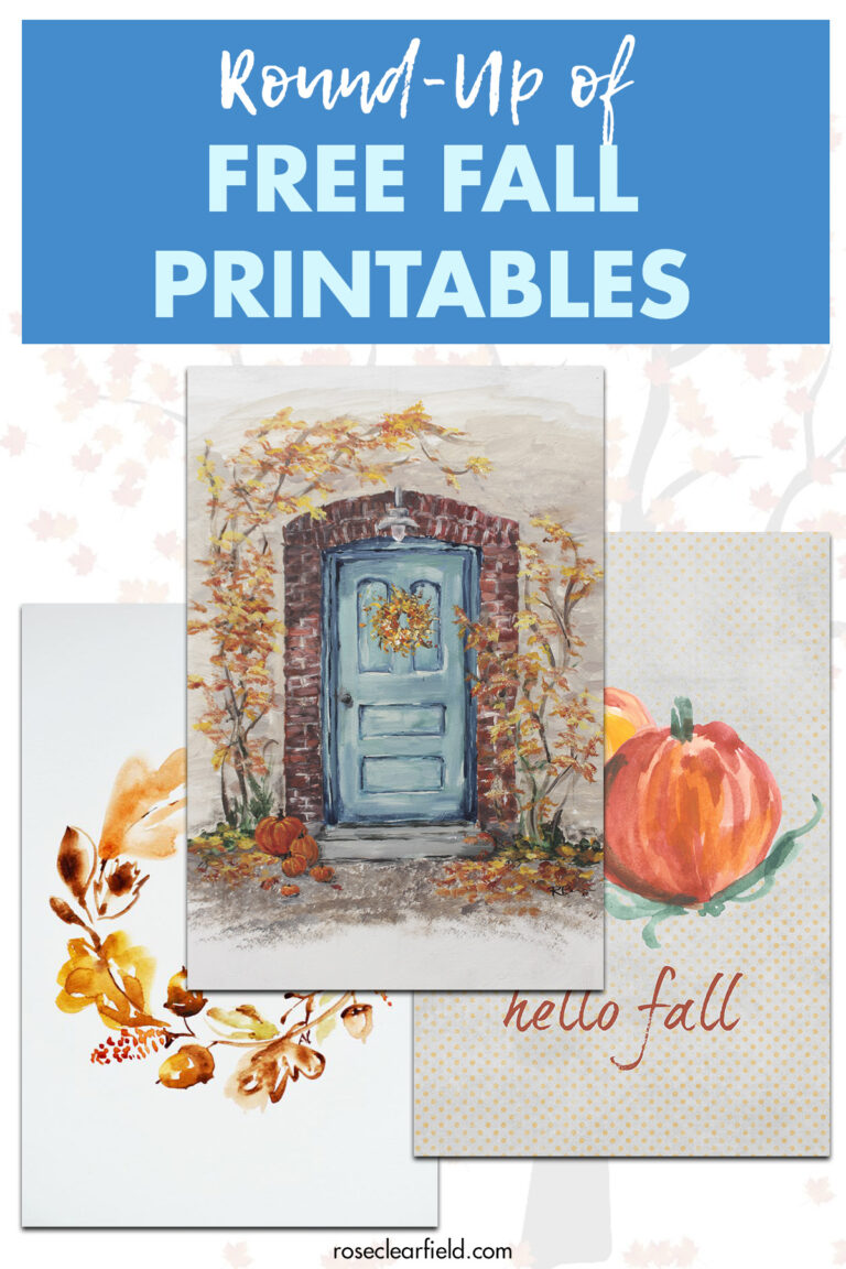 Free Fall Printables Round Up • Rose Clearfield