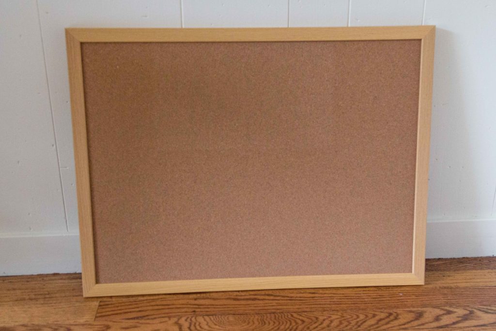 DIY Stylish Fabric Covered Inspiration Cork Board • Rose Clearfield