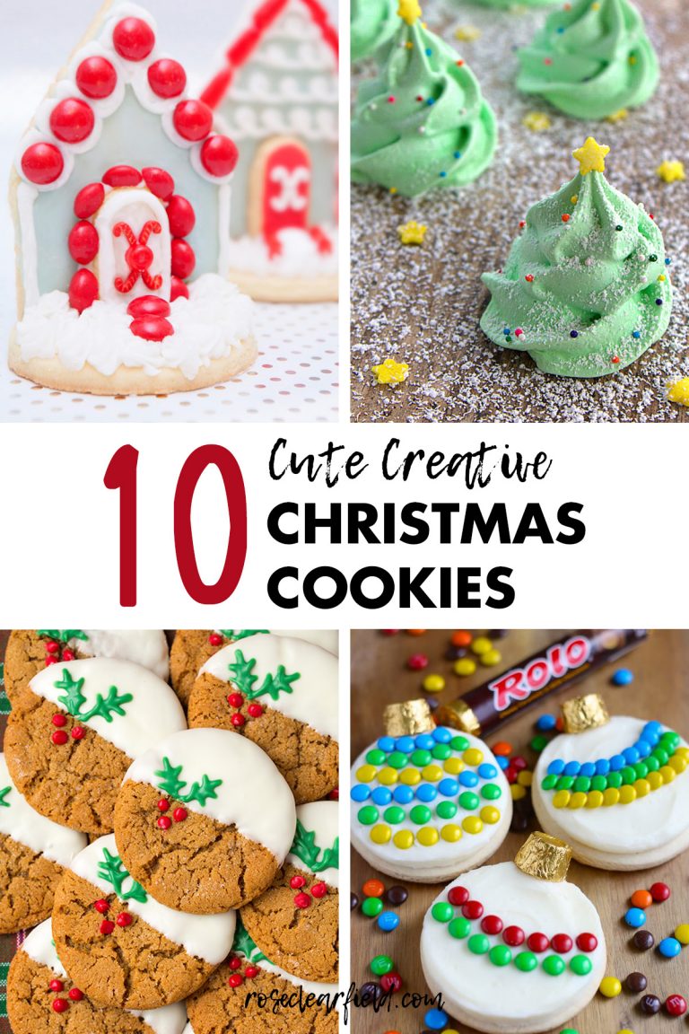 10 Cute Creative Christmas Cookies • Rose Clearfield