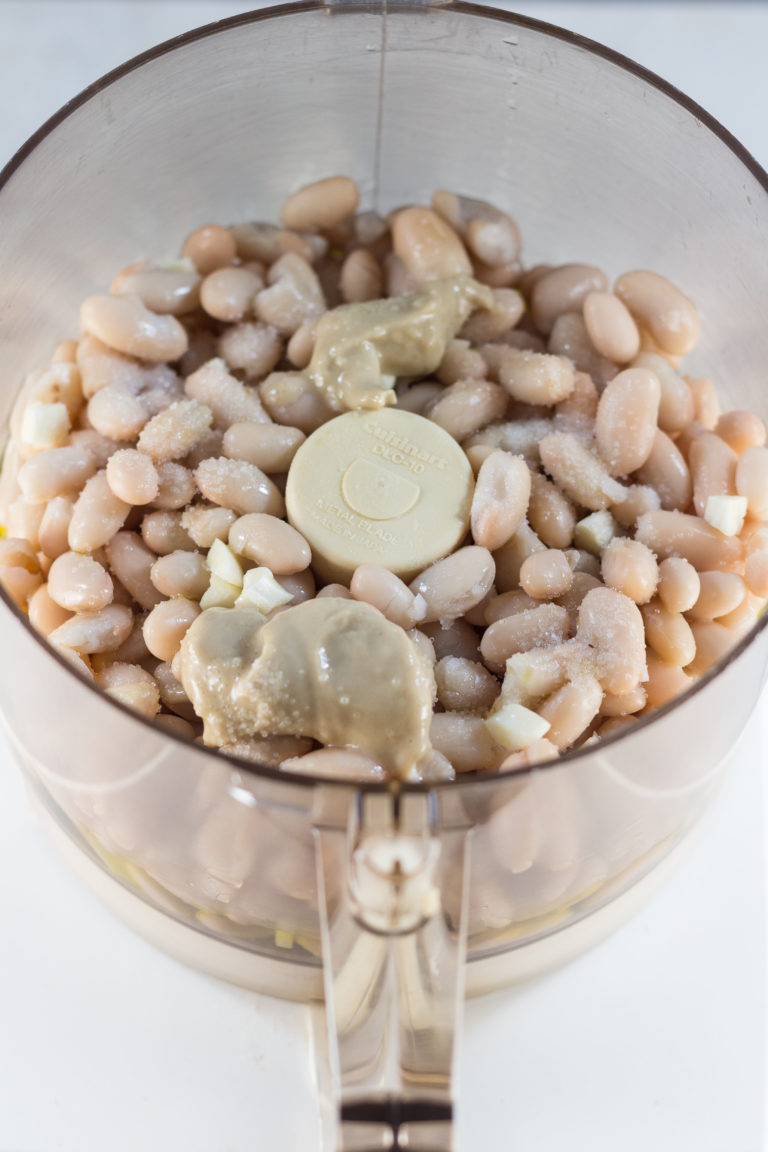 Homemade White Bean Cannellini Hummus Dip • Rose Clearfield