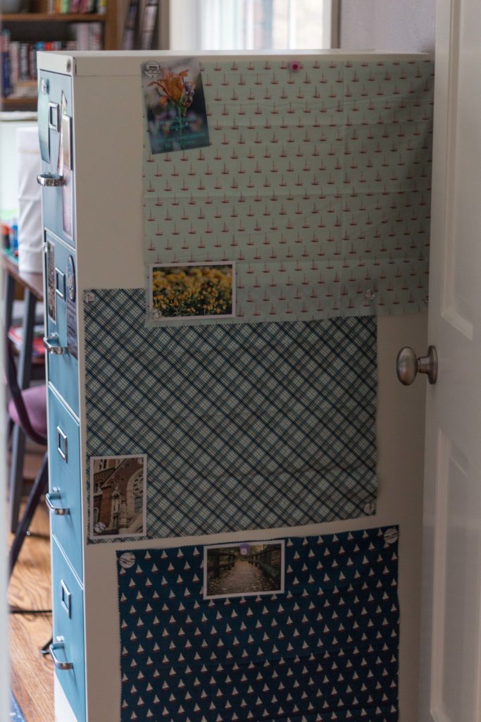 How to Paint and Makeover a Metal File Cabinet - Rose Clearfield