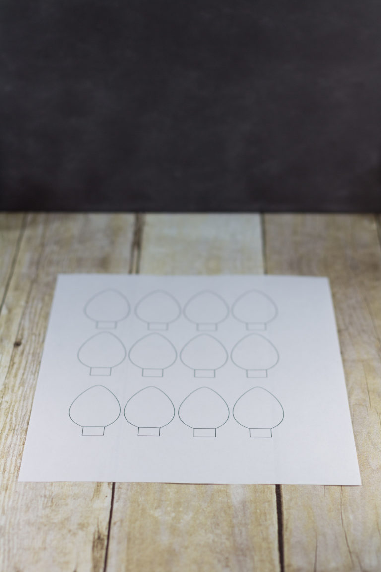 DIY Paper Christmas Lights Decoration • Rose Clearfield