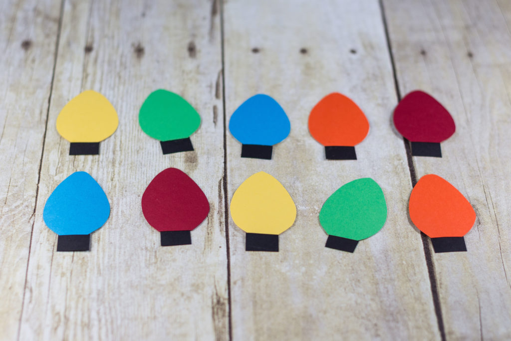 DIY Paper Christmas Lights Decoration • Rose Clearfield