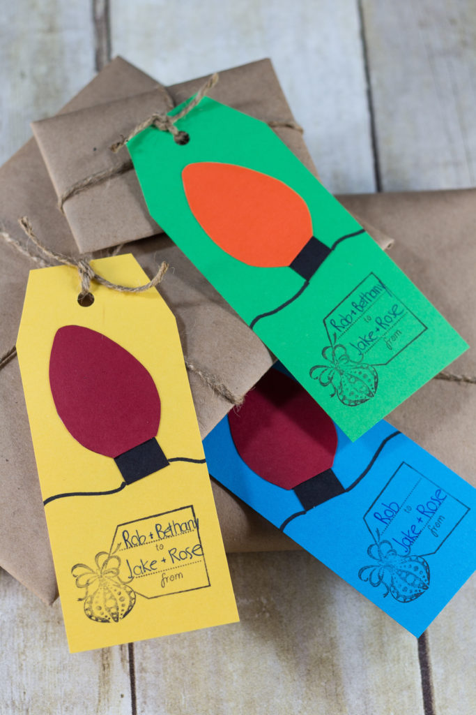 DIY Paper Christmas Lights Decoration • Rose Clearfield