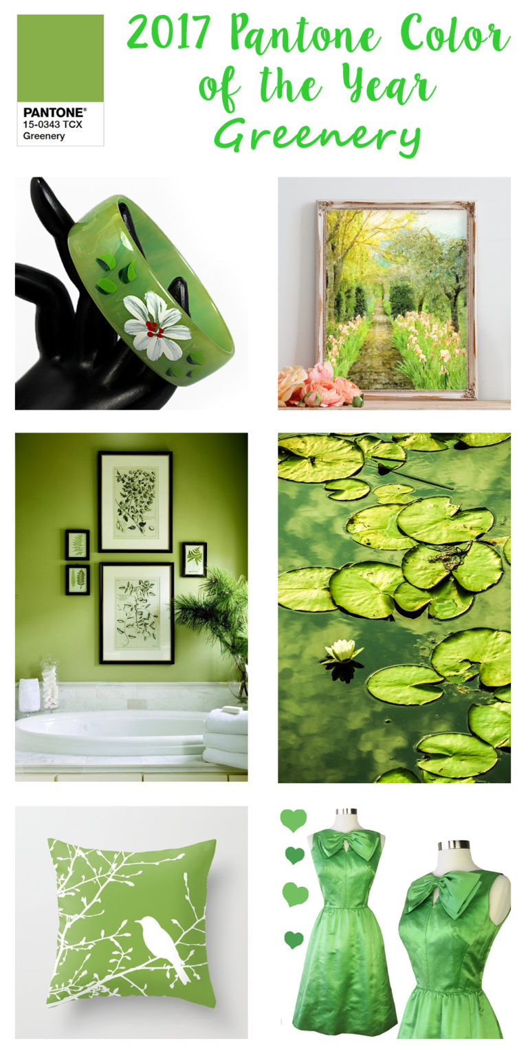 2017 Pantone Color of the Year Greenery Inspiration • Rose Clearfield