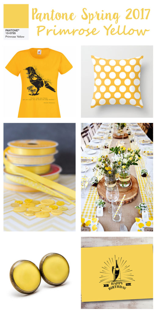 Pantone Spring 2017: Primrose Yellow Inspiration • Rose Clearfield