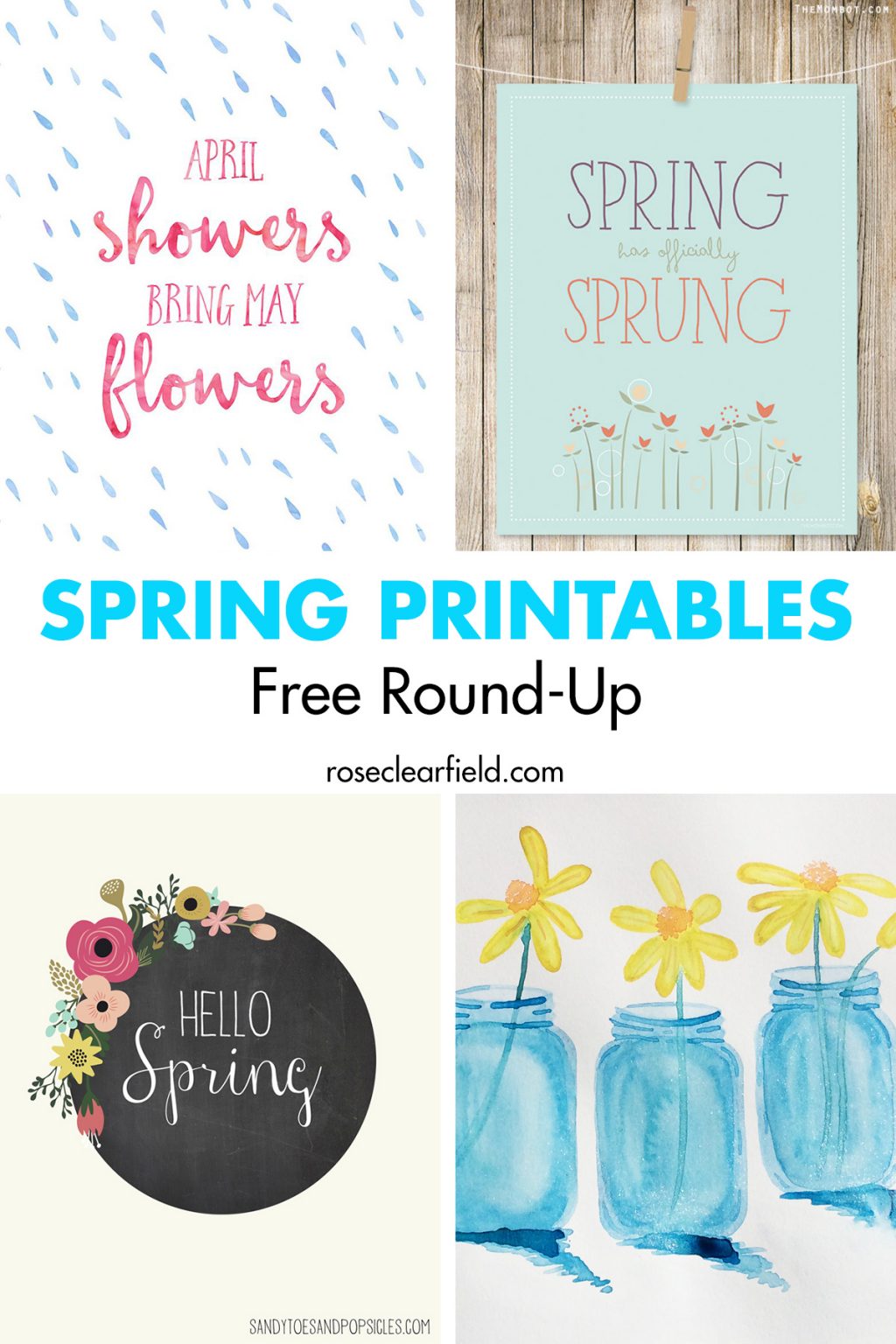 Free Printable Spring To-Do Lists • Rose Clearfield