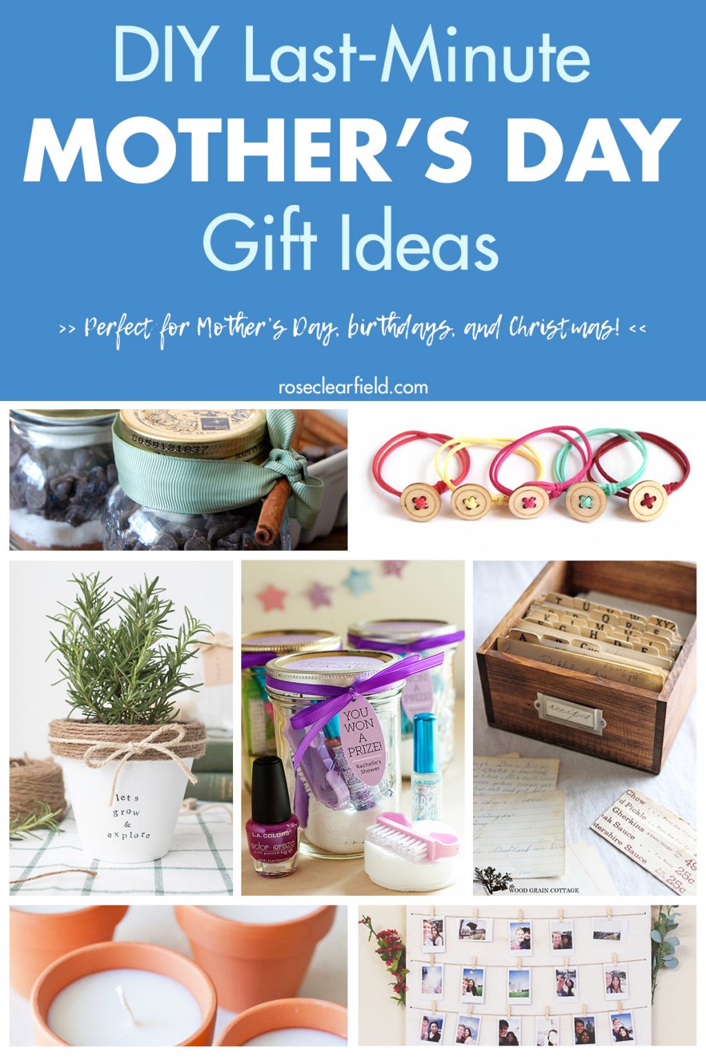 Last-Minute DIY Mother's Day Gift Ideas • Rose Clearfield