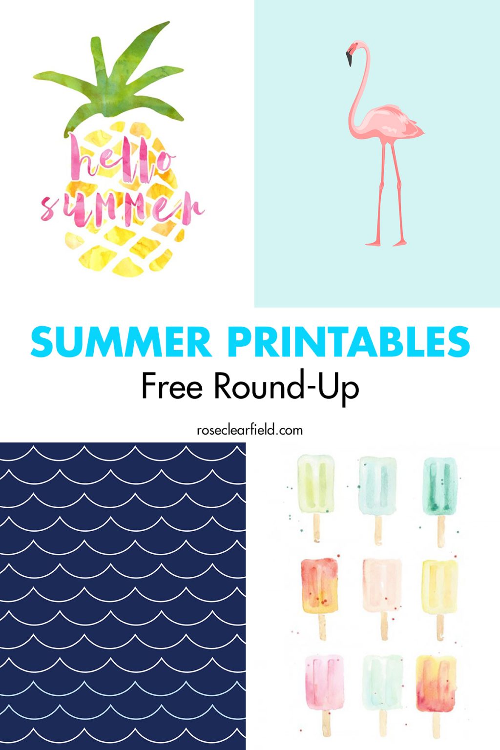 Free Printable Summer Recipe Cards • Rose Clearfield