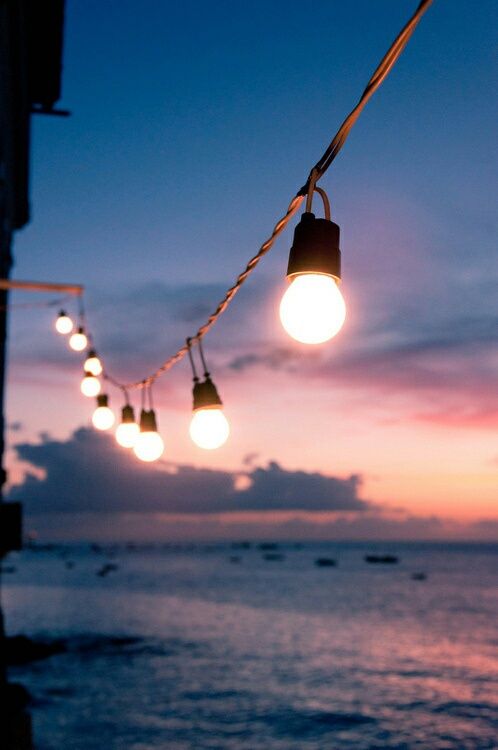 String Lights Over the Water • Rose Clearfield