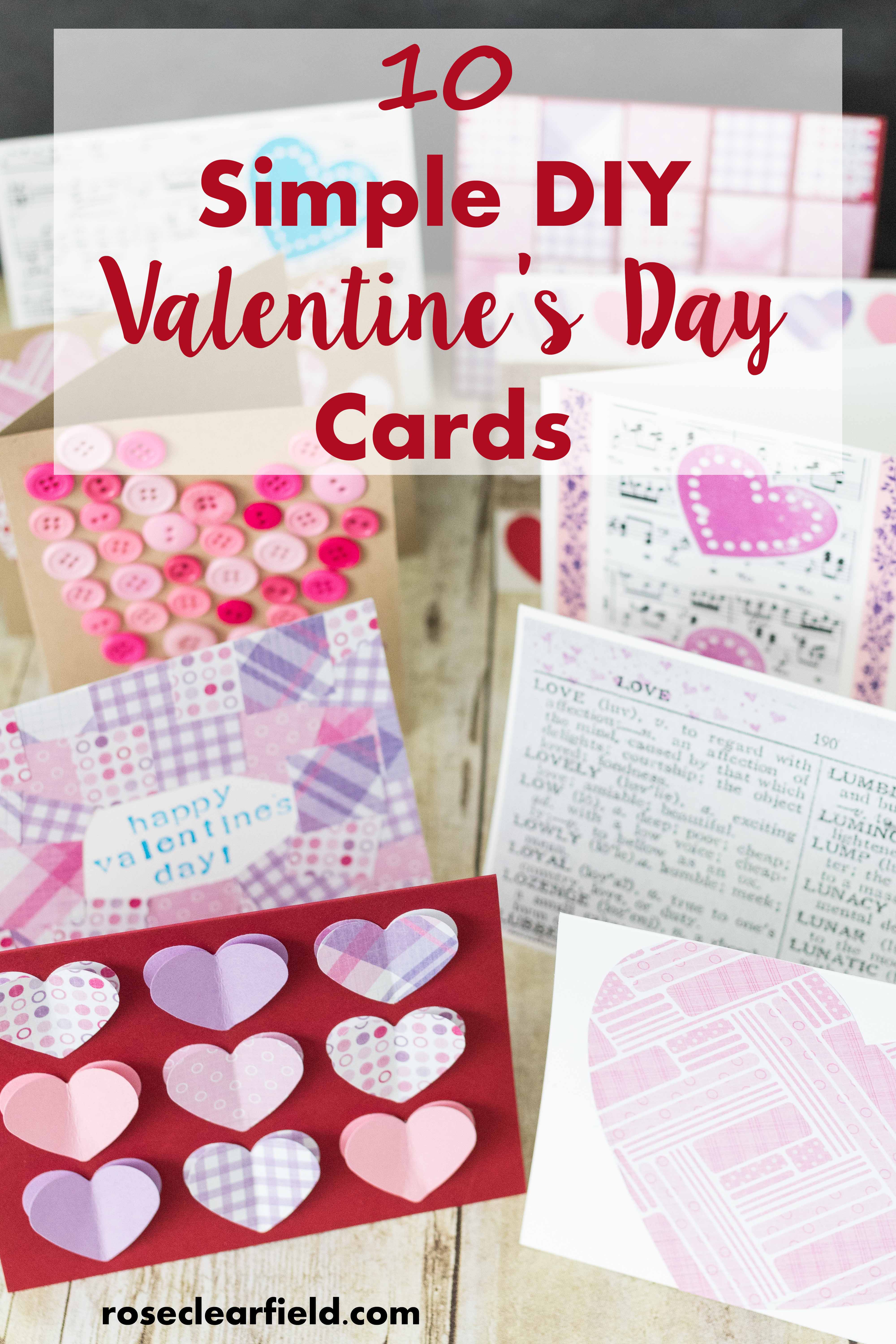 Handmade Valentine S Day Cards