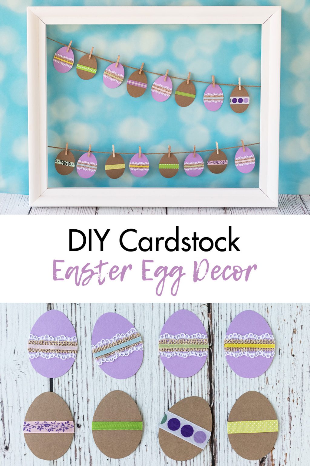 DIY Easter Bunny Canvas Wall Art • Rose Clearfield