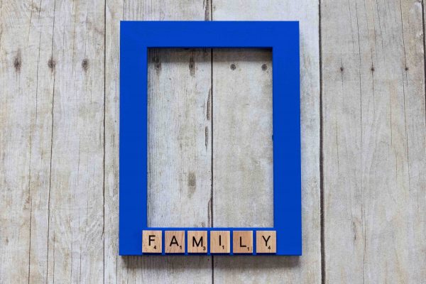 DIY Scrabble Tile Picture Frame - Rose Clearfield