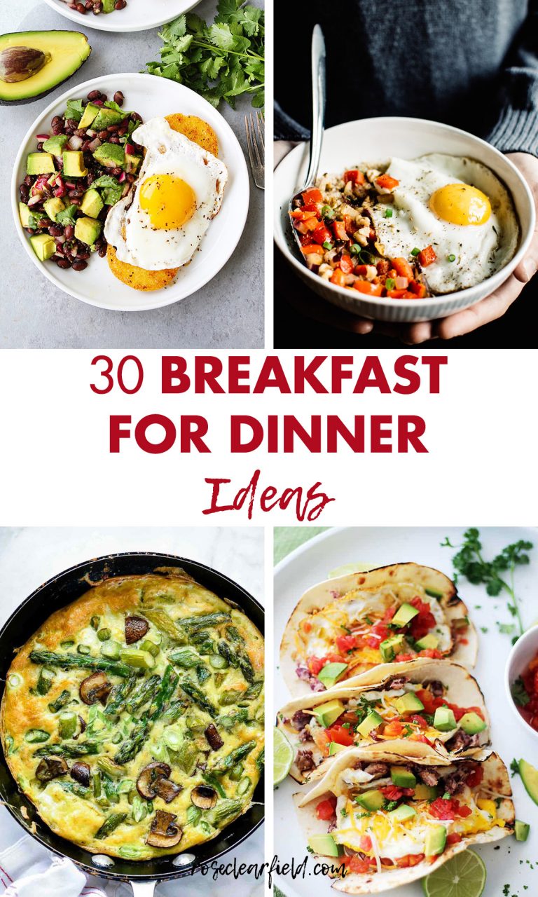 30 Breakfast For Dinner Ideas • Rose Clearfield