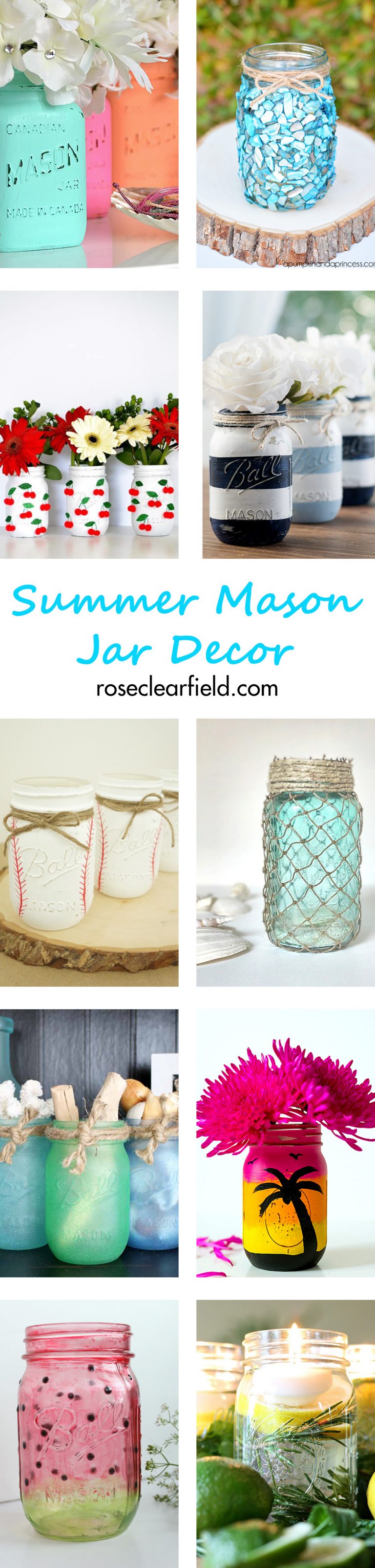 DIY Back to School Mason Jar Teacher Gifts • Rose Clearfield