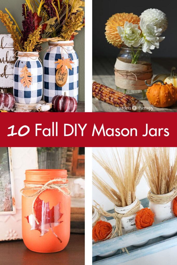10 Diy Fall Mason Jars Rose Clearfield