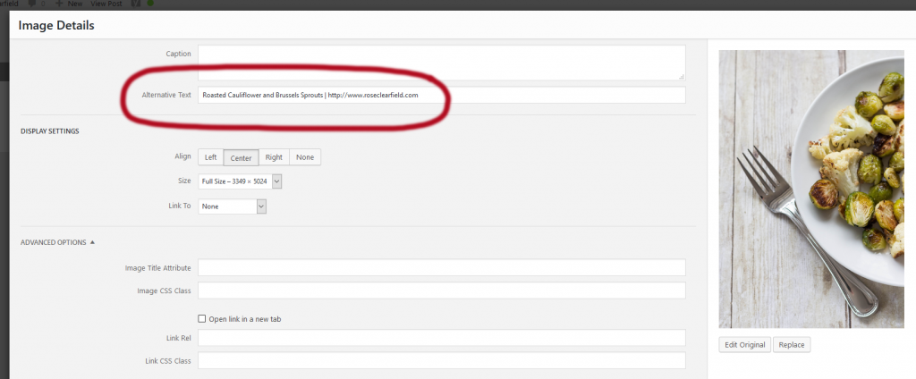 Alt Text Example 2 • Rose Clearfield