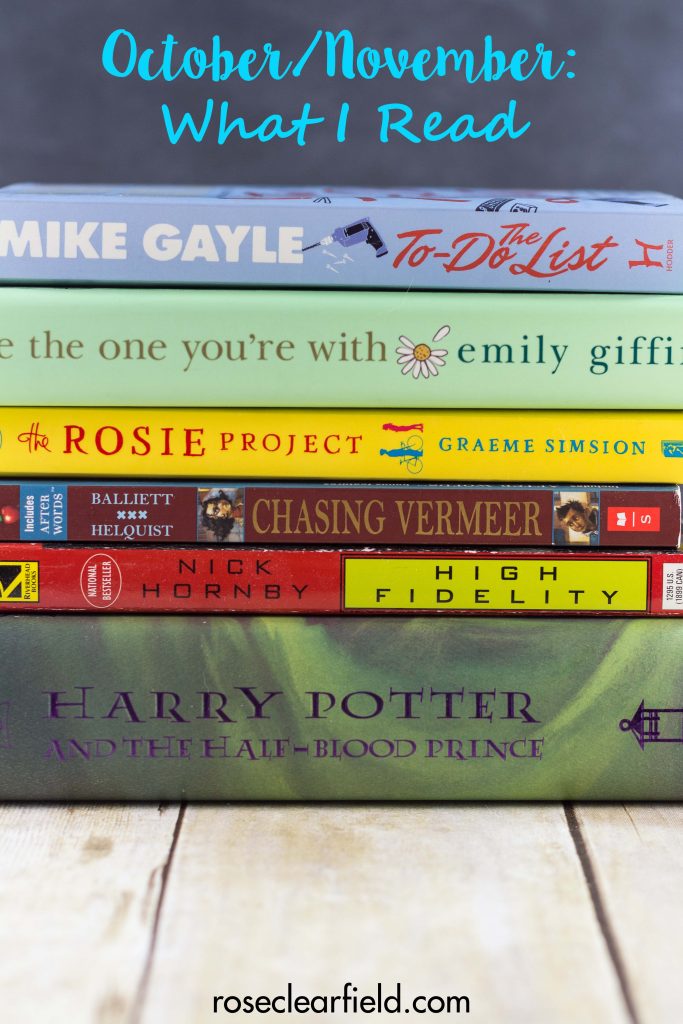 What I Read: October/November • Rose Clearfield
