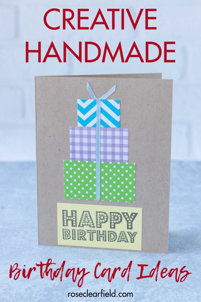 10 Simple DIY Birthday Cards Header 3 • Rose Clearfield