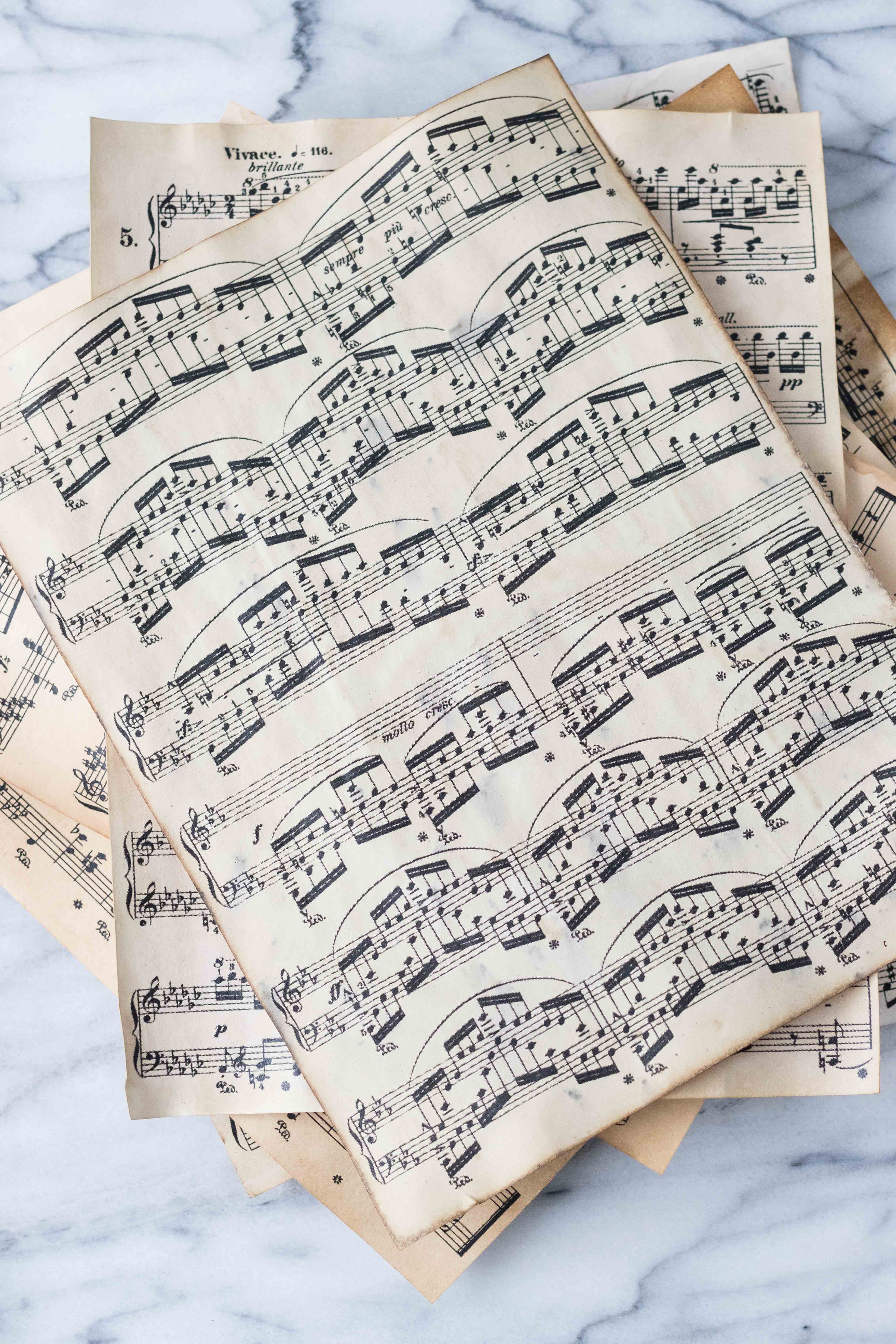 How To Make New Paper Look Old Stack Of Antiqued Paper A Rose Clearfield