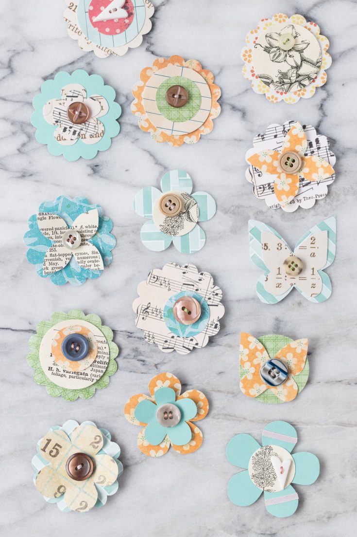 DIY Scrapbook Embellishments - Rose Clearfield