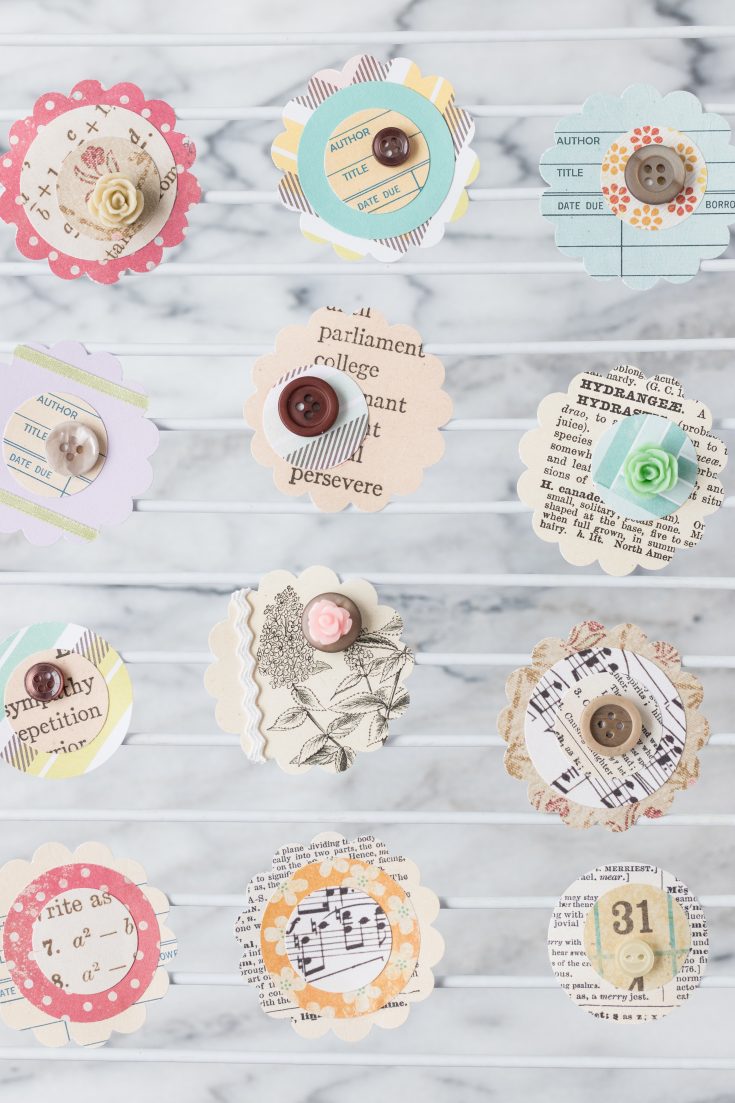 DIY Scrapbook Embellishments - Rose Clearfield