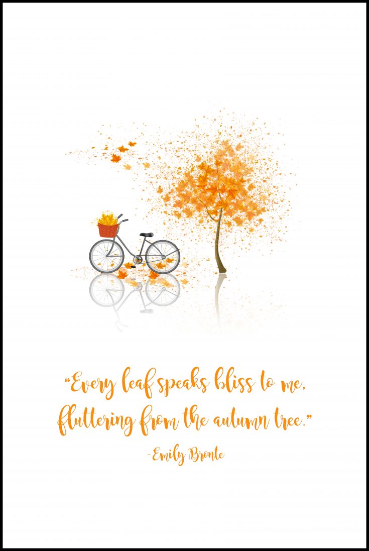 Free Autumn Quote Printables • Rose Clearfield
