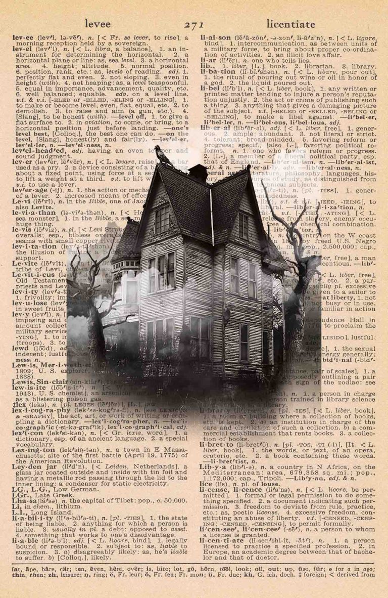 Free Halloween Dictionary Page Printables • Rose Clearfield