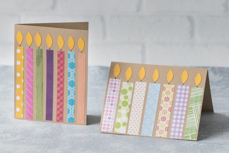 DIY Easy Candle Birthday Cards • Rose Clearfield