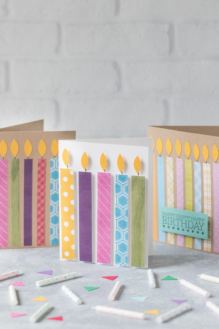 DIY Easy Candle Birthday Cards • Rose Clearfield