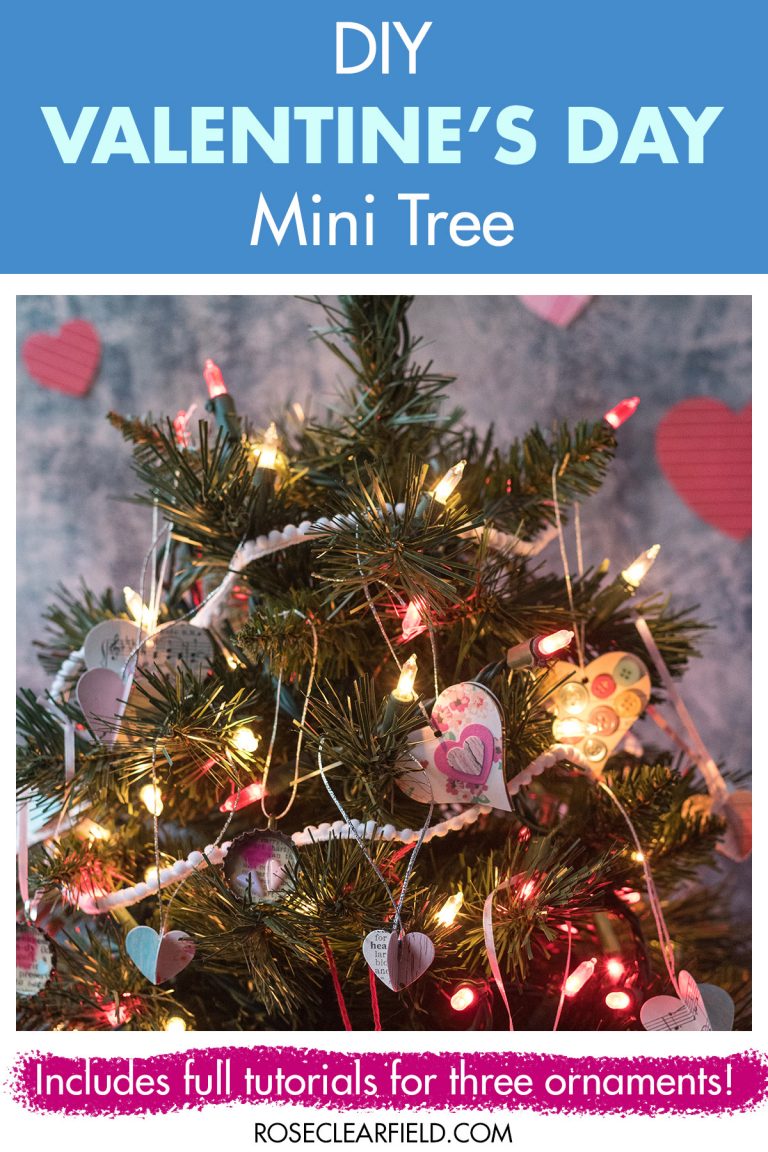 DIY Valentine's Day Mini Tree • Rose Clearfield