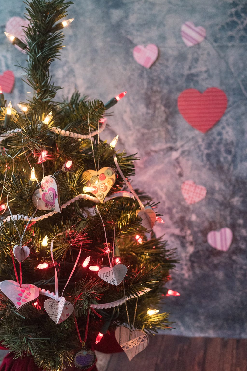 DIY Valentine's Day Mini Tree • Rose Clearfield
