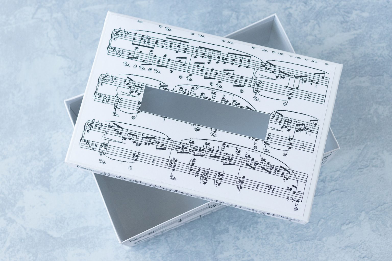 DIY Sheet Music Valentine's Day Box • Rose Clearfield