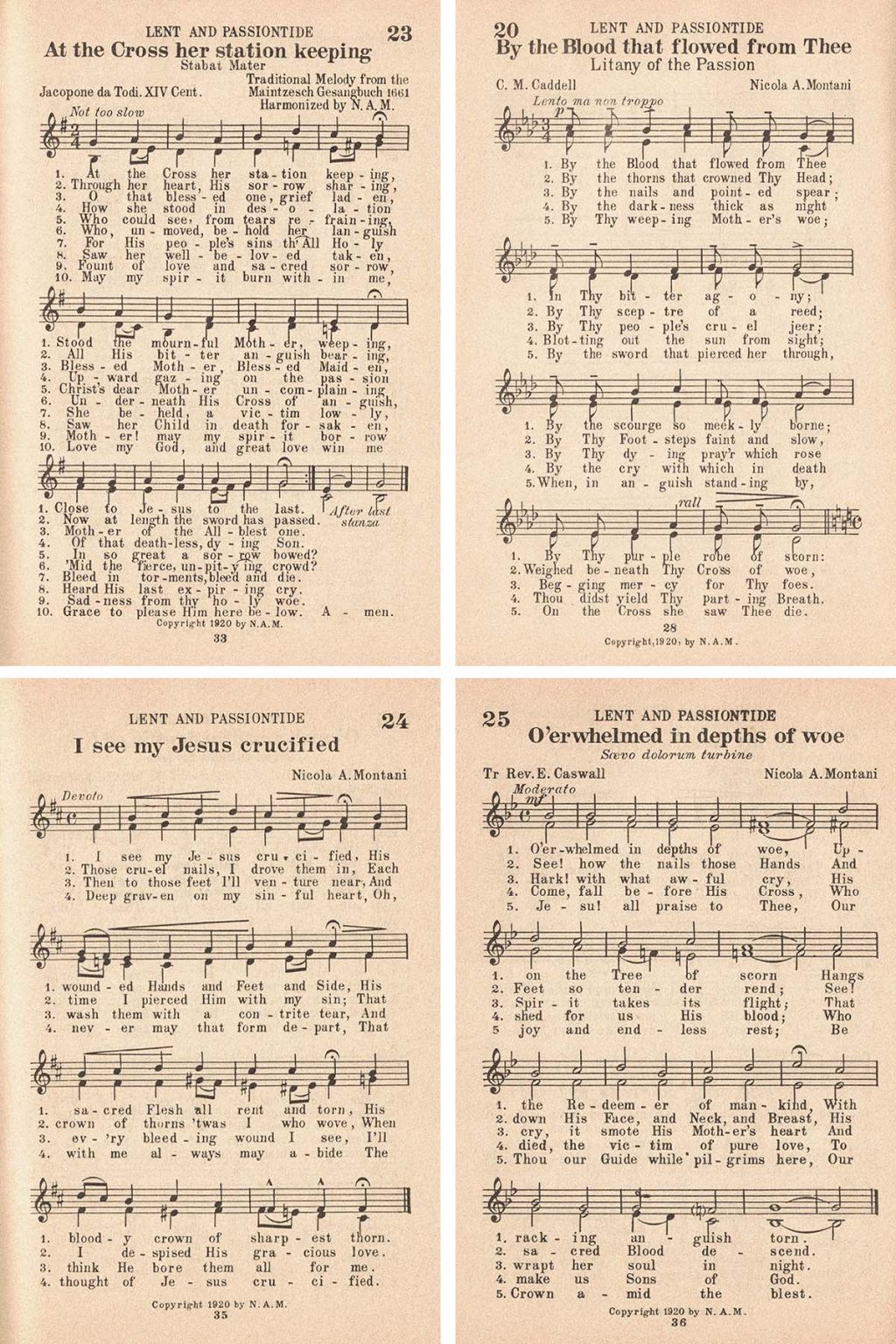 Free Printable Vintage Hymns for Easter • Rose Clearfield