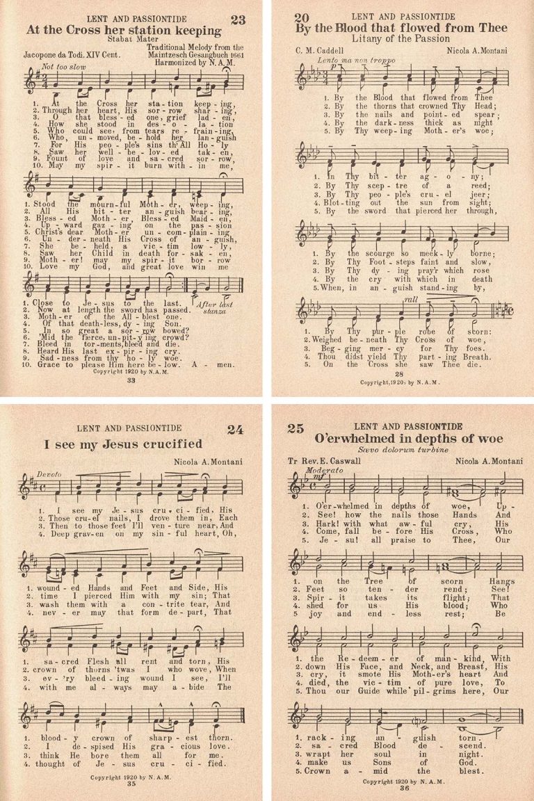 Free Printable Vintage Hymns for Easter • Rose Clearfield