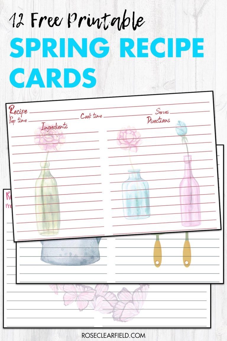 Free Printable Spring To-Do Lists • Rose Clearfield