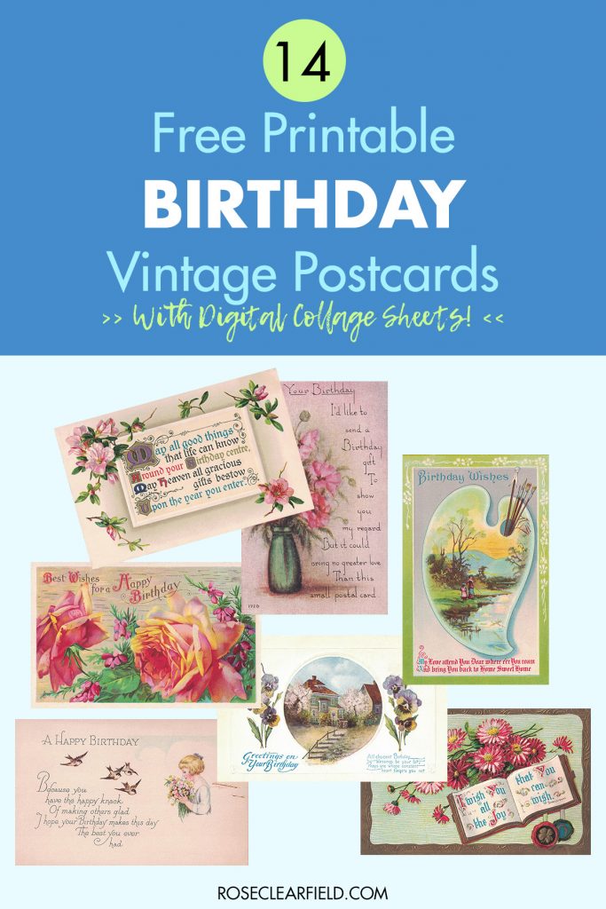 How to Print and Frame Vintage Postcards - Rose Clearfield