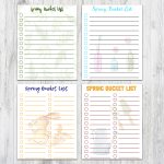 Free Printable Spring To-Do Lists • Rose Clearfield