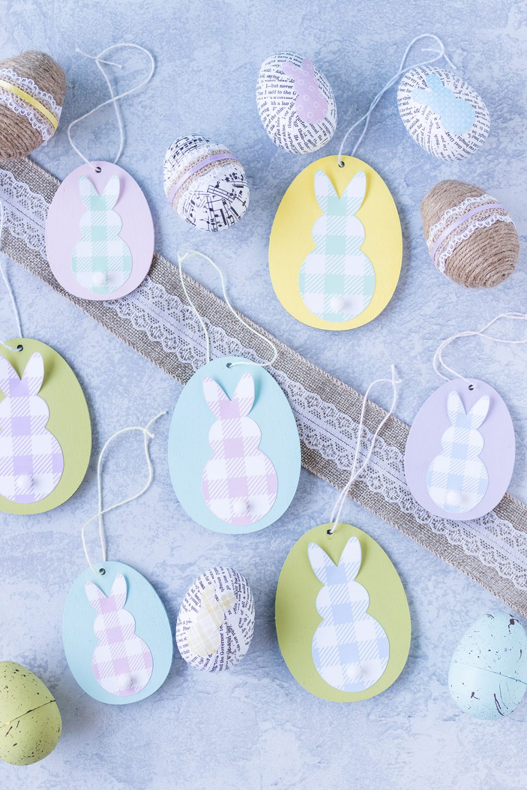 DIY Easter Egg Bunny Ornaments • Rose Clearfield