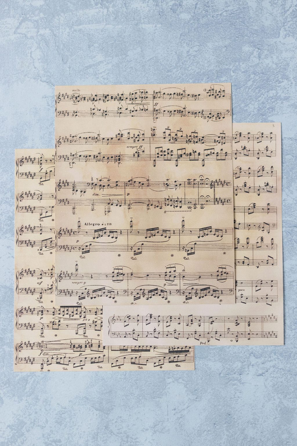 Free Printable Vintage Sheet Music [With Digital Collage Sheets] • Rose ...