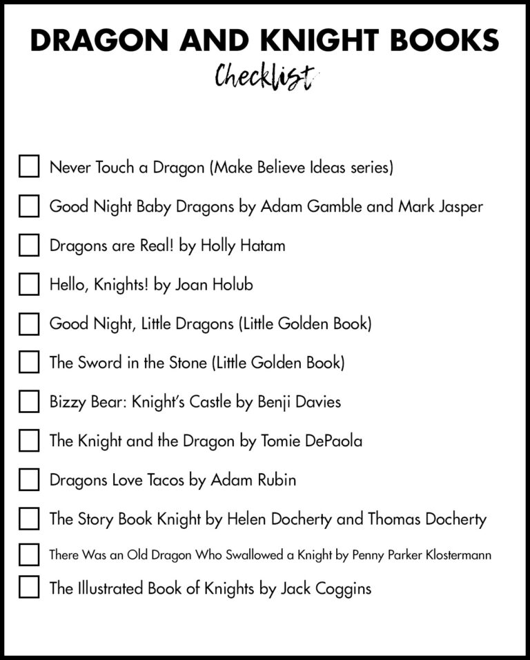 Dragon and Knight Books for Toddlers and Preschoolers - Rose Clearfield