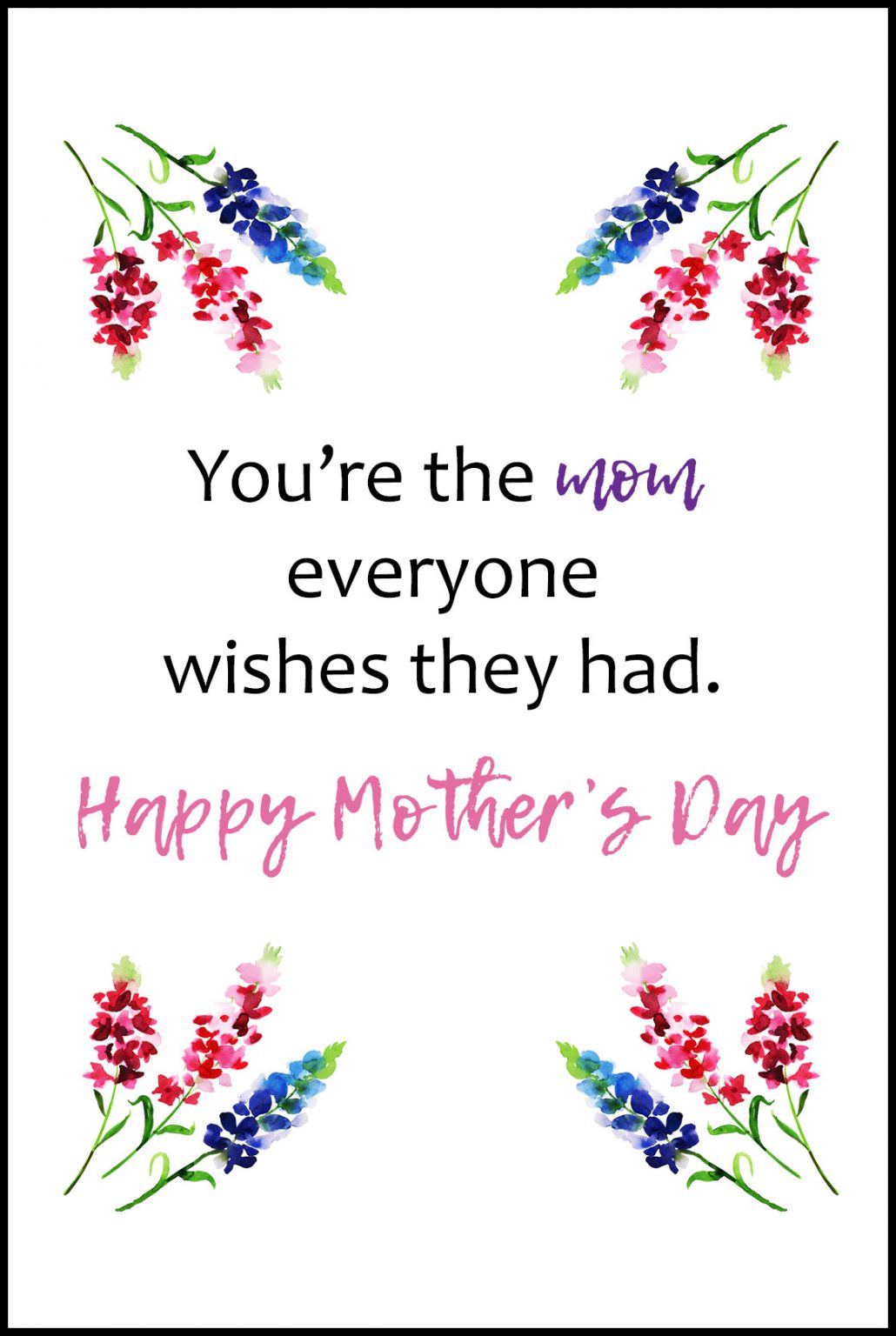 Free Printable Mother's Day Cards • Rose Clearfield