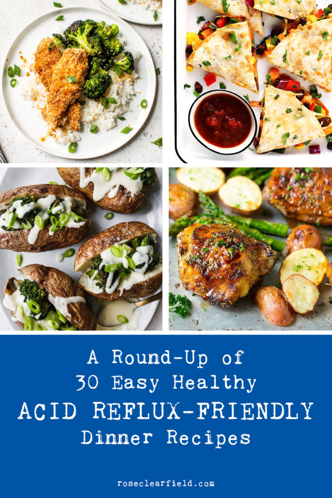 A Round-Up of 30 Easy Healthy Acid Reflux-Friendly Dinner Recipes ...