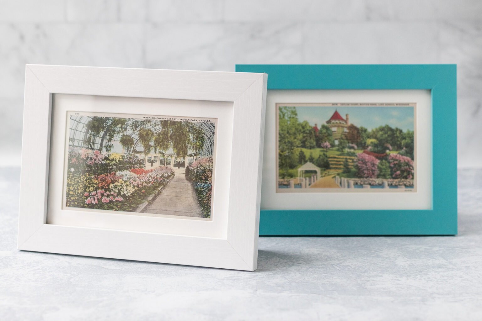 How to Print and Frame Vintage Postcards - Rose Clearfield