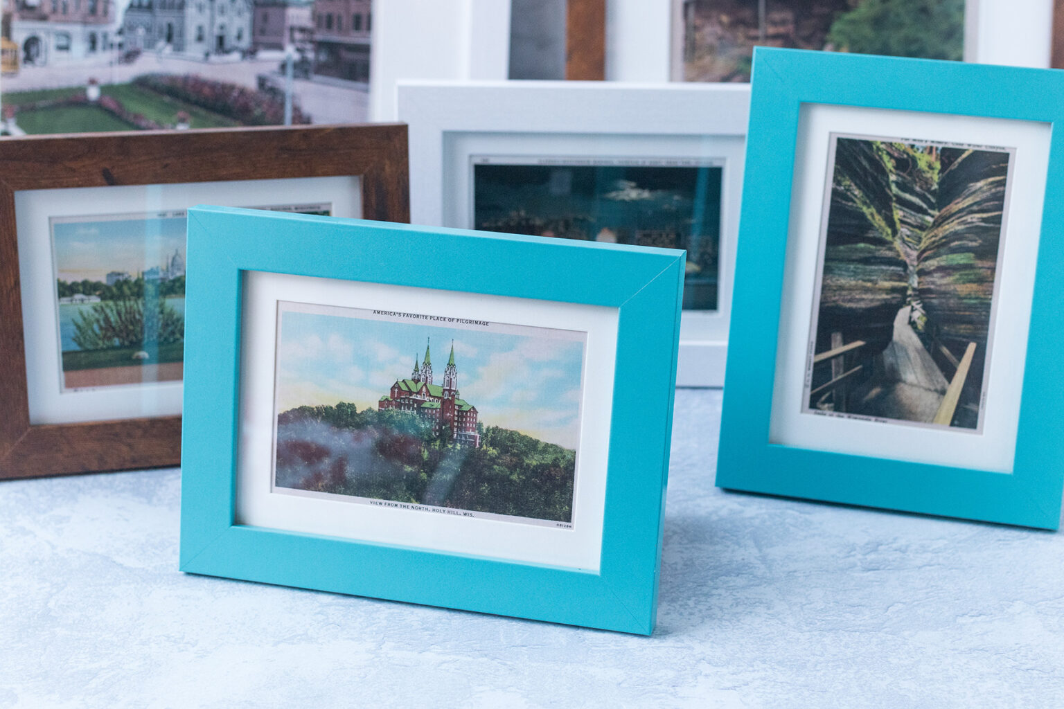 How to Print and Frame Vintage Postcards - Rose Clearfield