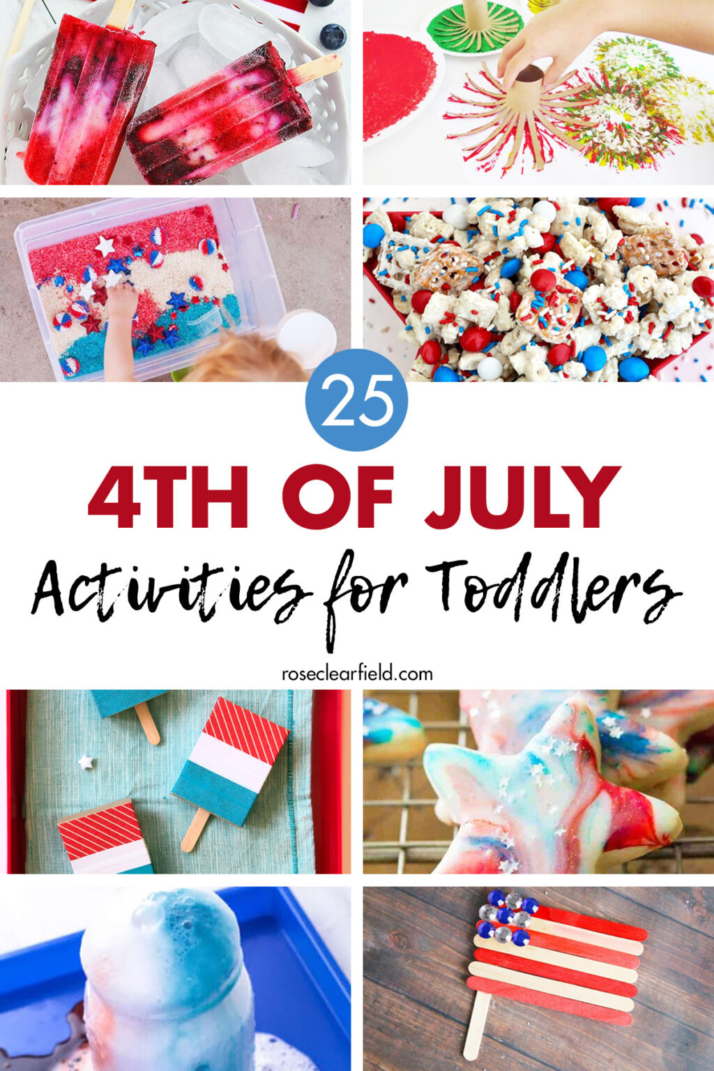 25 4th of July Activities for Toddlers • Rose Clearfield