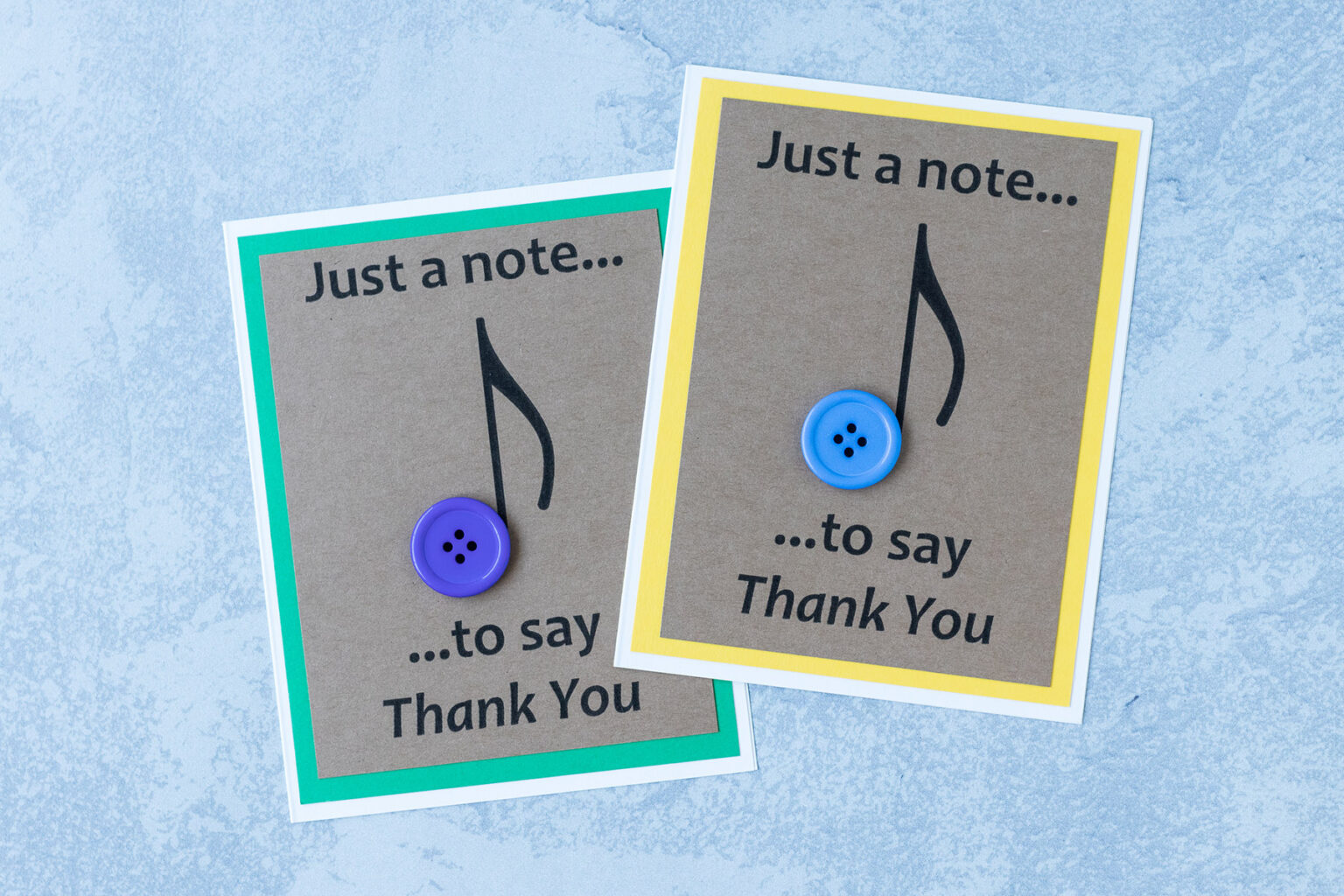 12 Easy DIY Music Teacher Thank You Cards - Rose Clearfield