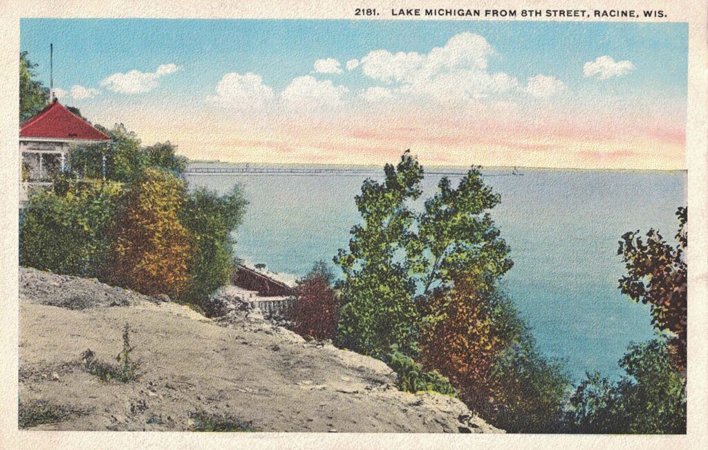 Free Printable Vintage Racine Wisconsin Postcards • Rose Clearfield